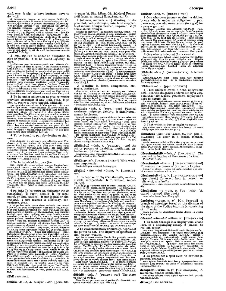 dēbēre (Latin verb) - "ought" - Allo Latin