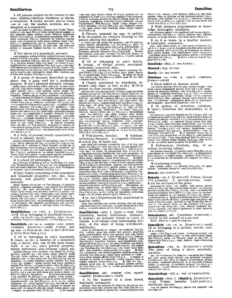 familia (Latin noun) - "household" - Allo Latin