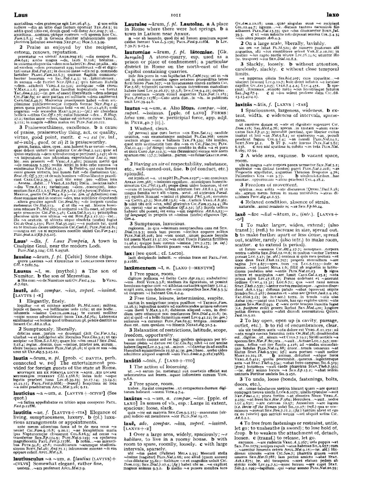 laus (Latin noun) - "praise" - Allo Latin