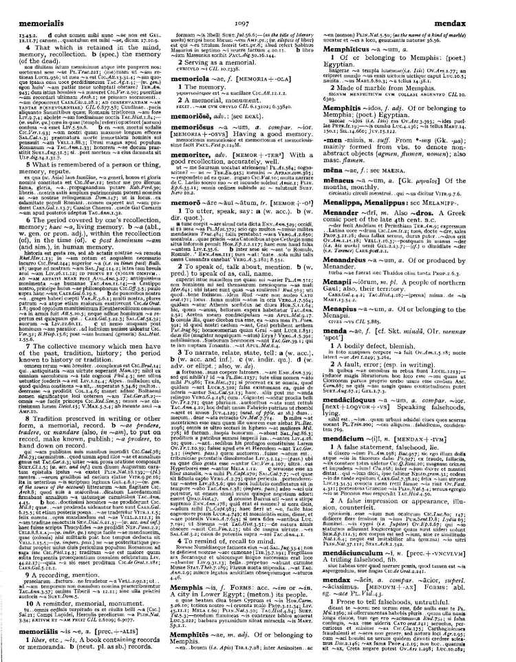 memoria (Latin noun) - "memory" - Allo Latin