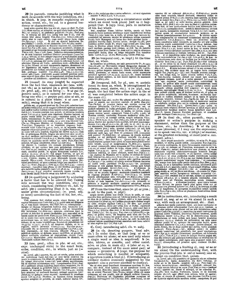 ut (Latin conjunction) - "as" - Allo Latin